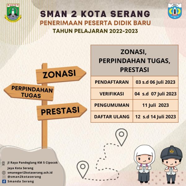 Jadwal PPDB 2023/2024 - SMA Negeri 2 Kota Serang